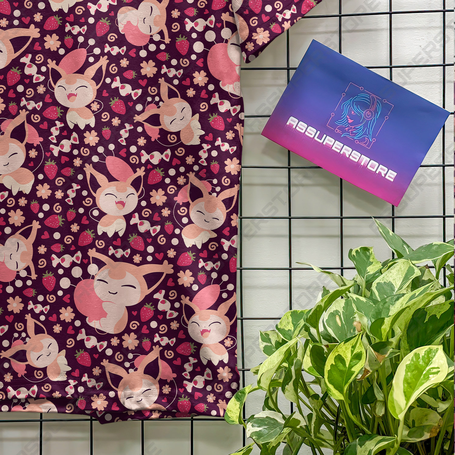 Skitty Cute Tshirts, Cat Emotes Tshirt Designs, Skitty Cat Tshirt Anime ...