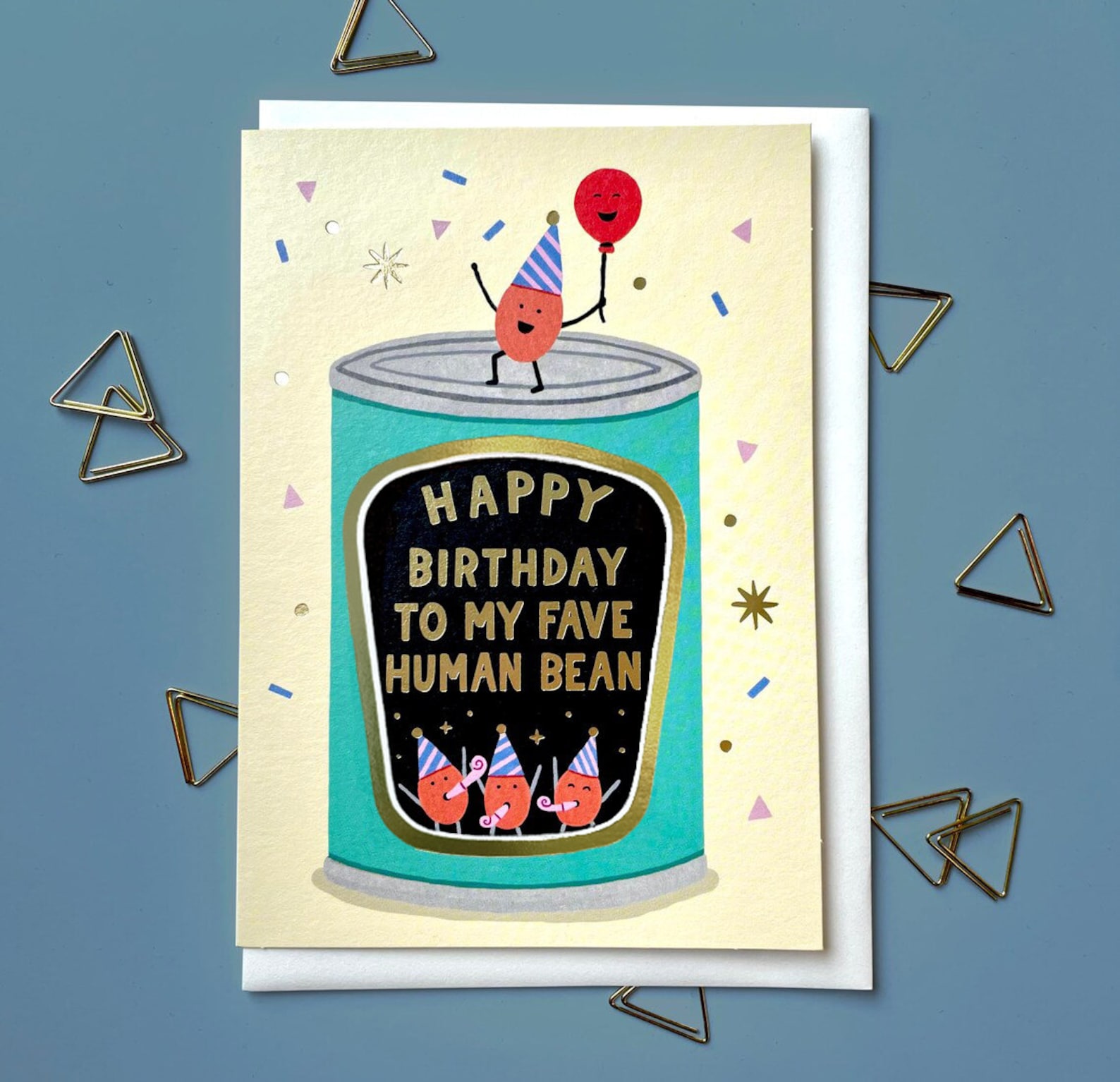 Favourite Human Bean Birthday Card (A6) | Baked Beans Greetings Card ...