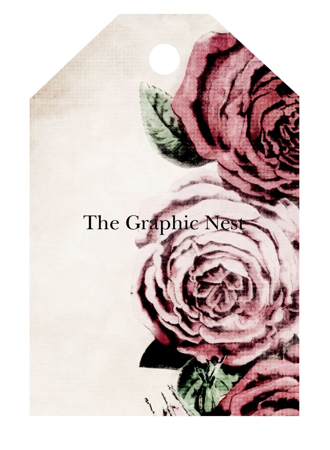 Rose Tags. Digital Download. - Etsy