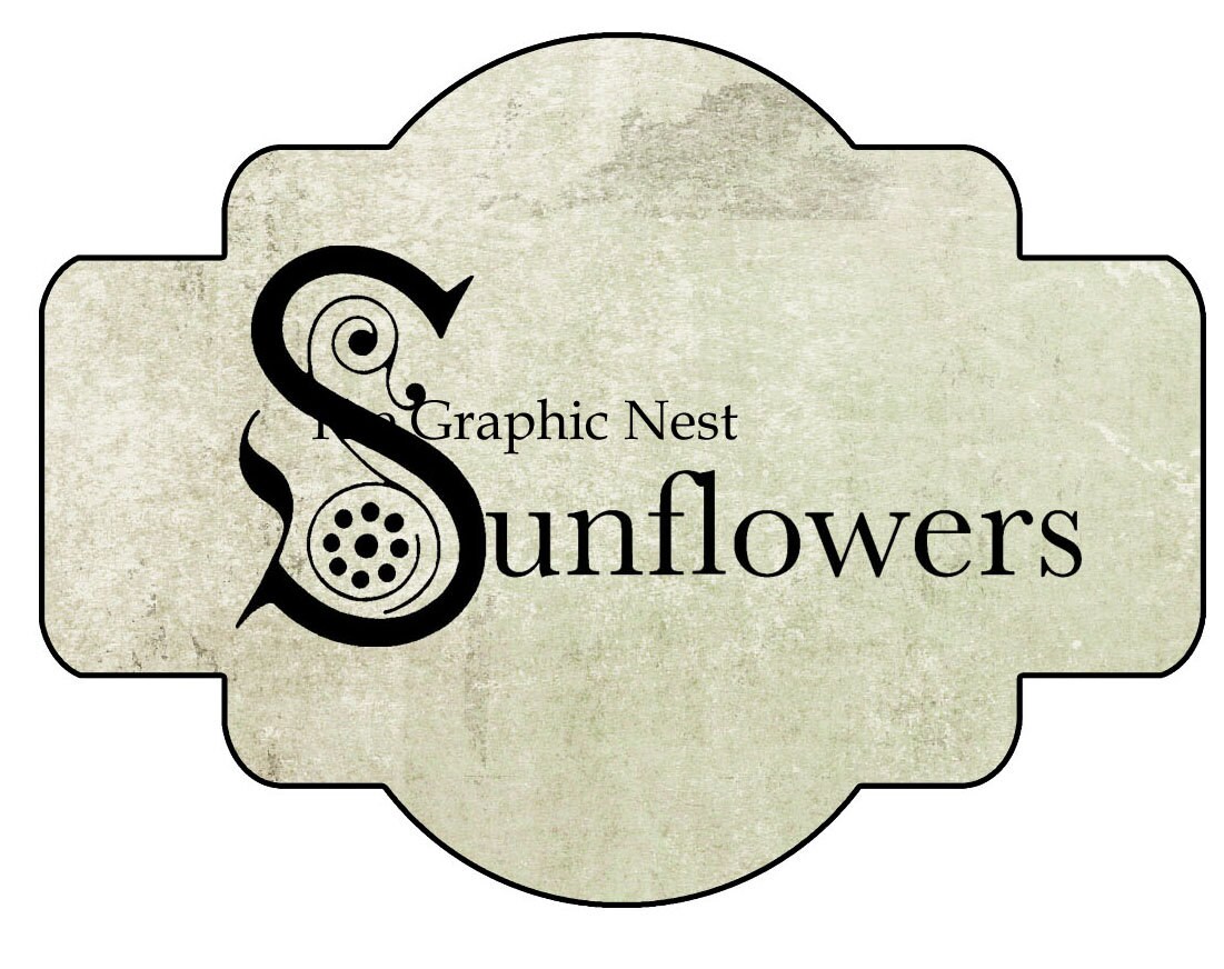 Flower Labels. Digital Download - Etsy