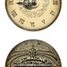 2x2 Inch Circles With Clocks and Type. Digital File. Digital Download ...