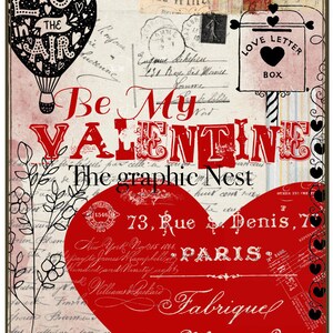 Valentine Hearts ATC Cards. Digital Download. - Etsy