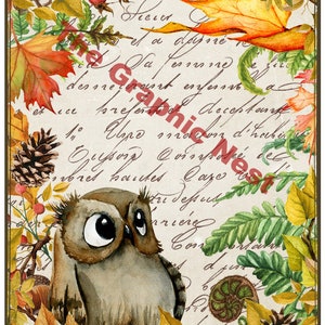 Fall Birds ATC Cards. Digital Download. - Etsy