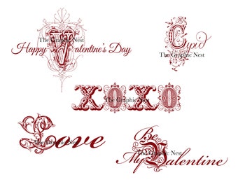 Valentine Word Art, Valentine Doodles, Love Quotes & Sayings ...