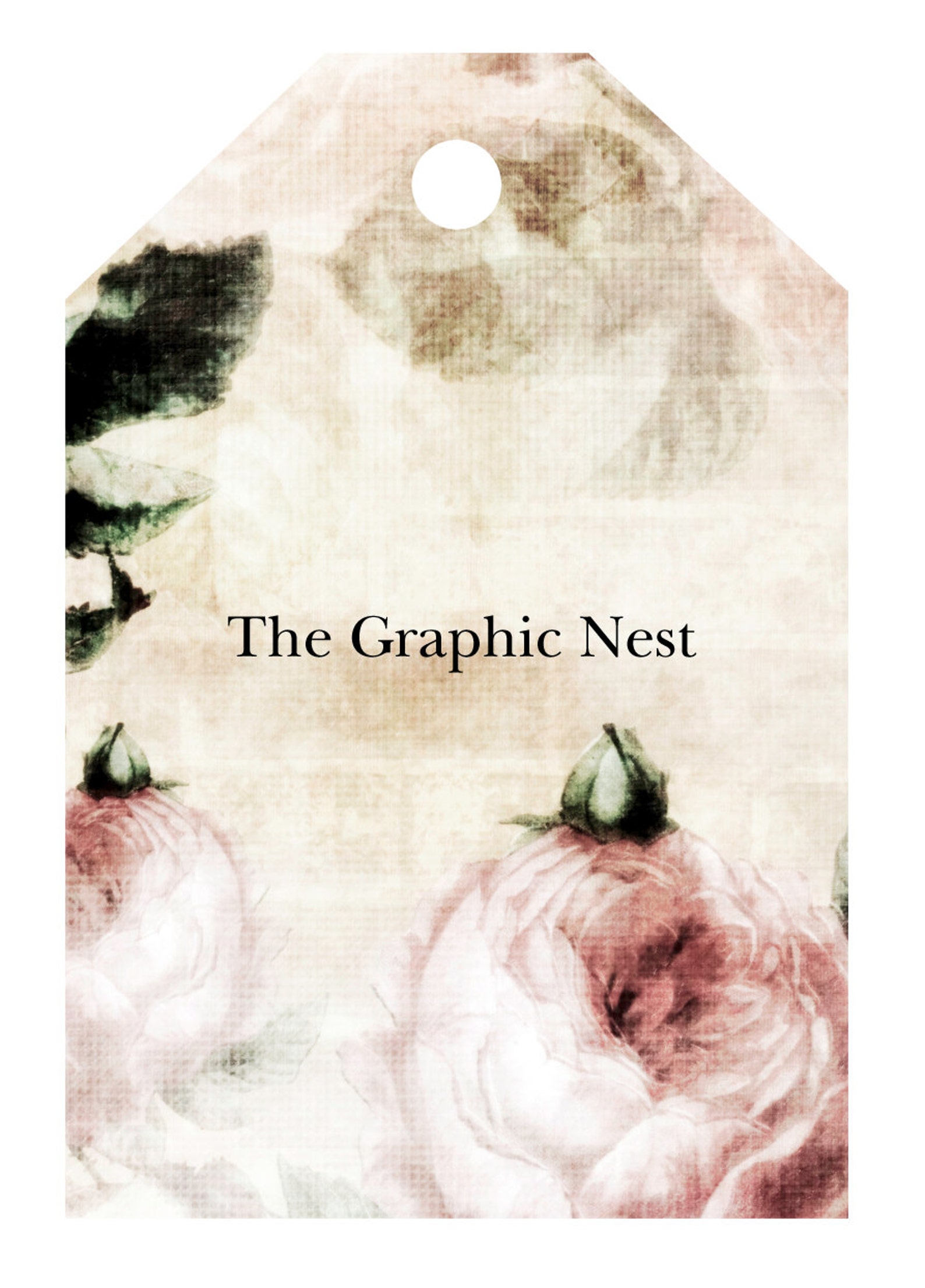 Rose Tags. Digital Download. - Etsy