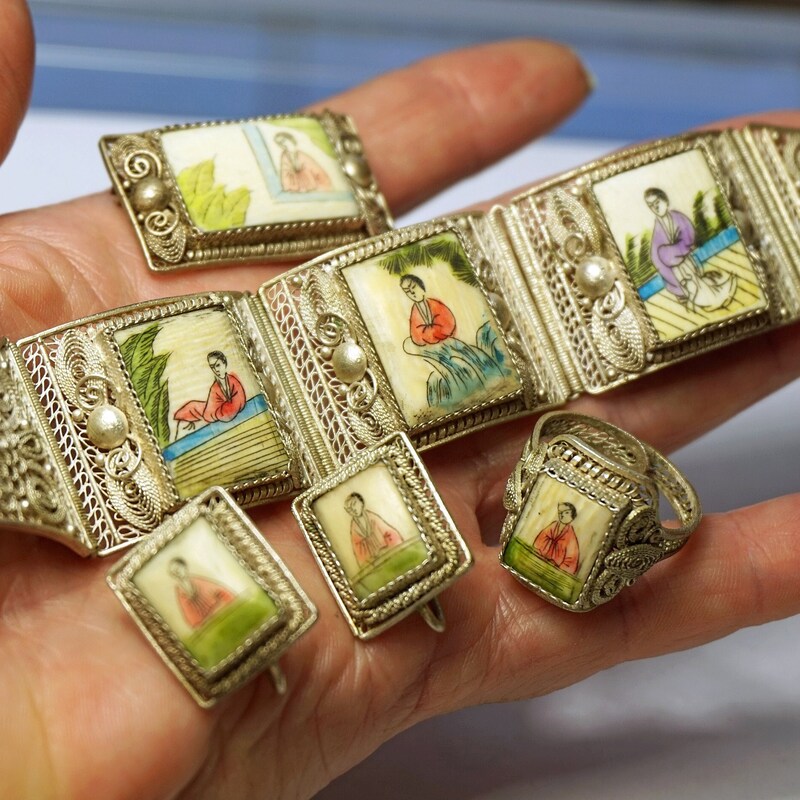 Chinese Export Bracelet - Etsy