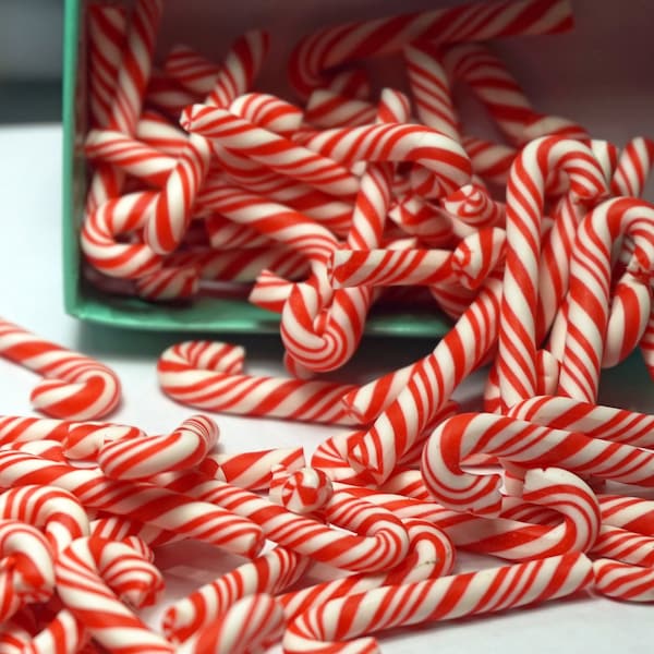 Miniature Candy Canes - Etsy