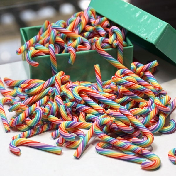 Miniature Candy Canes - Etsy