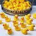 BABY DUCKIES Slime CHARMS Yellow Ducklings Cabochons in Gift Box Diy ...