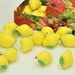 MINI LEMON FRUITS for Craft, Dollhouse Miniature Food, Resin Lemon Cabs ...