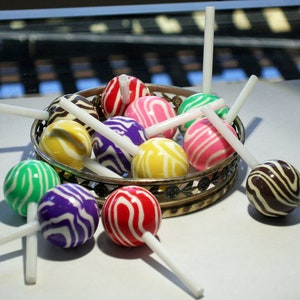 LOLLIPOP CANDIES for CRAFT Round Lollipops Small Gift in Bag Dollhouse ...