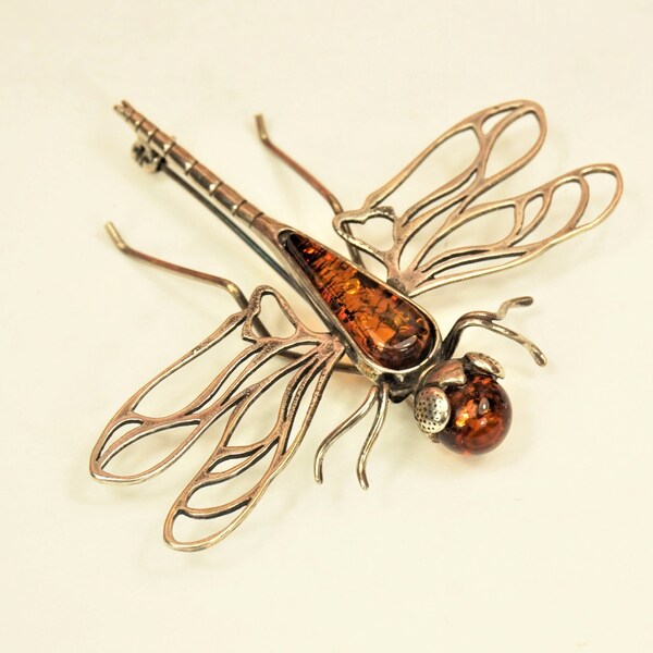 Dragonfly in Amber - Etsy