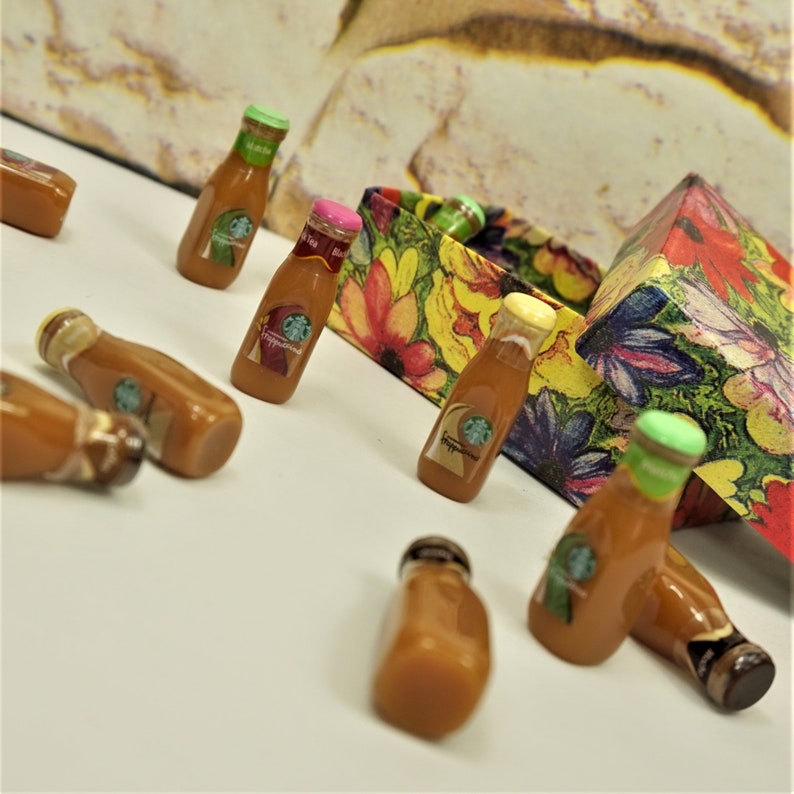FRAPPUCCINO COFFEE DRINK Mini Bottles Kawaii Coffee Bottles - Etsy