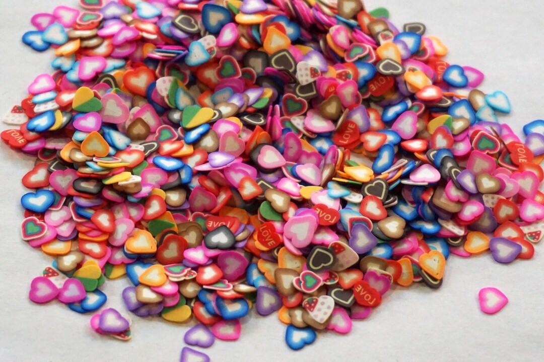 DIY MINI HEARTS Colorful Hearts Sprinkles for Valentine - Etsy