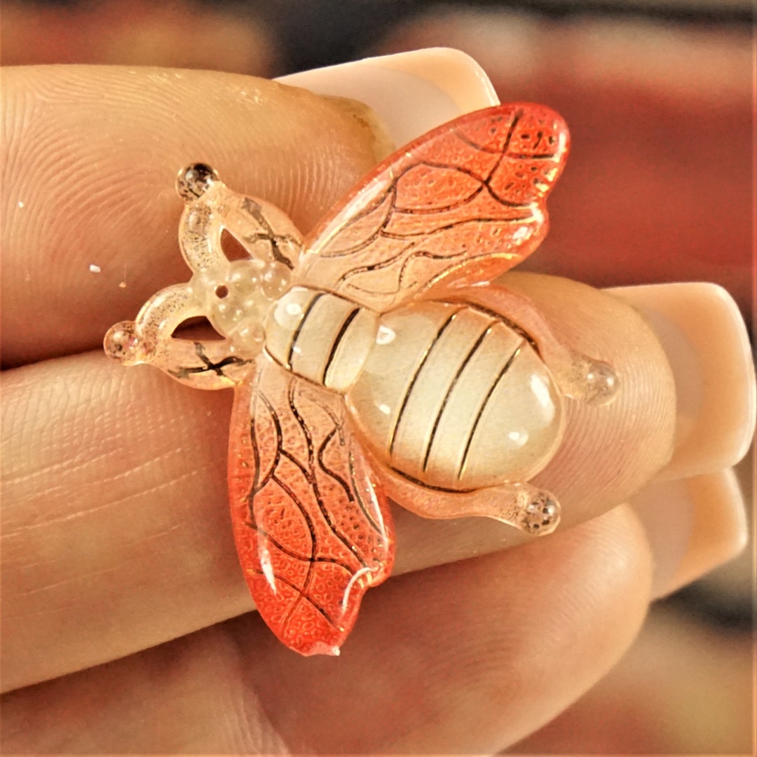 DIY HONEY BEES Flat Back Cabochons Small Gift for Kids Ready - Etsy