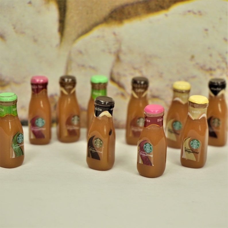 FRAPPUCCINO COFFEE DRINK Mini Bottles Kawaii Coffee Bottles - Etsy