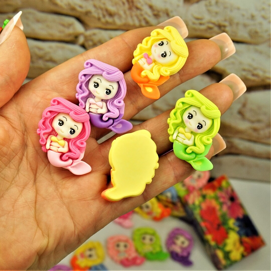 MERMAID GIRLS SCRAPBOOK Minis, Flat Back Princess, Mermaid Princess ...