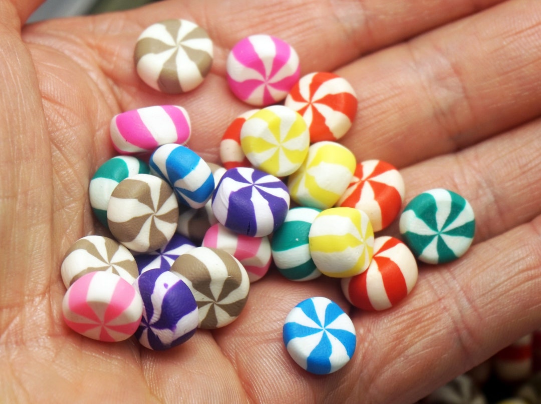 MINI PEPPERMINT Round CANDY for Craft// Dollhouse Food// Christmas ...