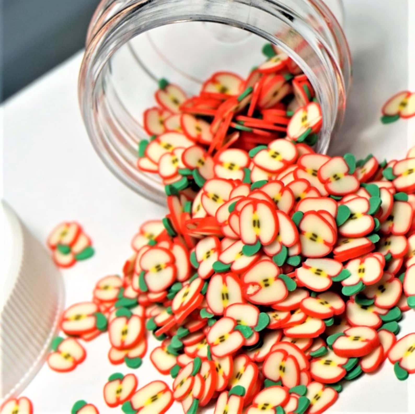 Red APPLE SPRINKLES DIY Gift for Kids - Etsy