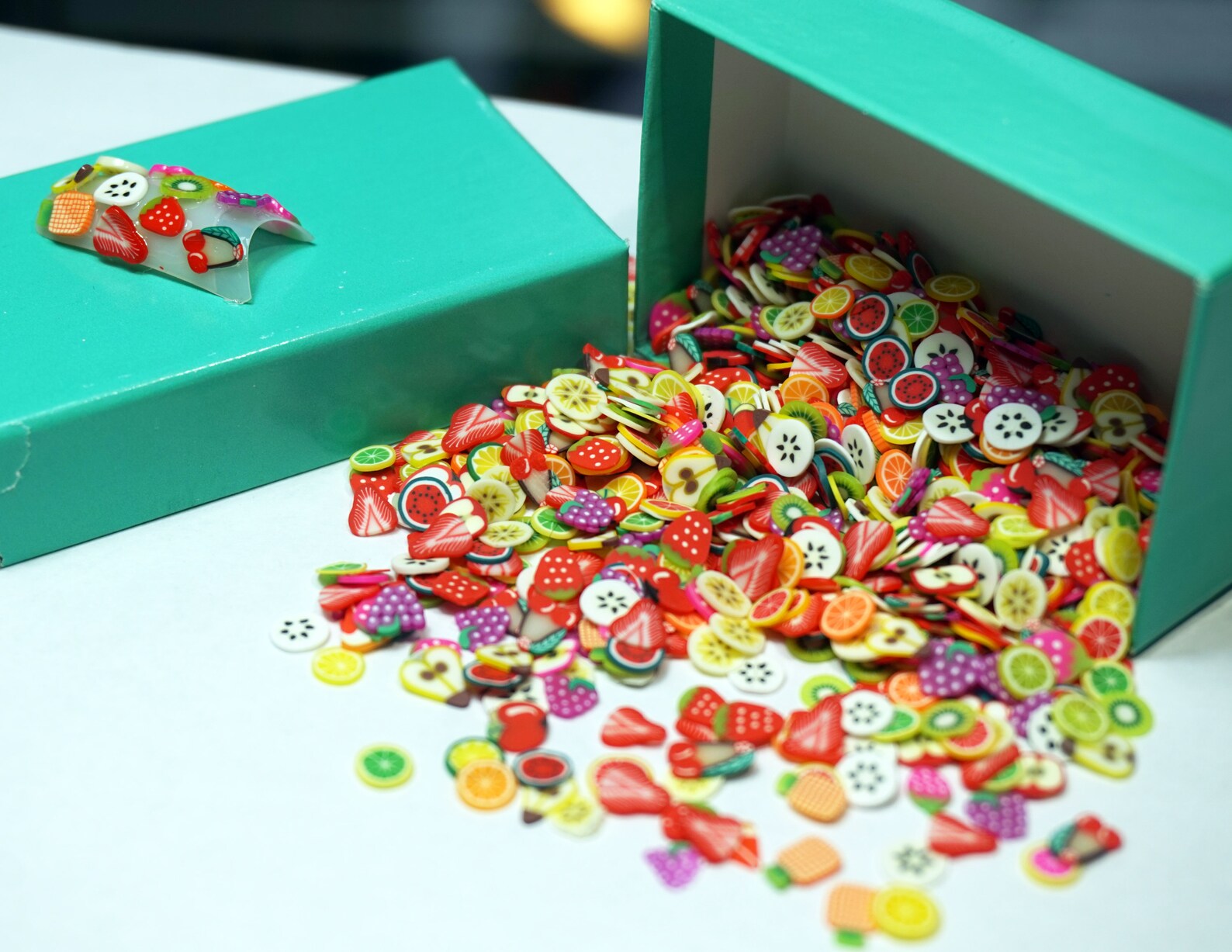 FIMO FRUIT SLICES 1000 Fimo Fruits Nail Art Nail Charms Fruit | Etsy