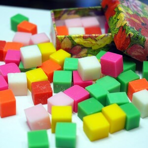 ASSORTED SUGAR CUBES for Craft Dollhouse Miniature Food Slime Fillers ...