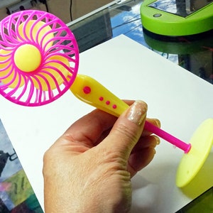 DOLLHOUSE FAN MINIATURE, Dollhouse Accessory, Standing Fan, Birthday ...