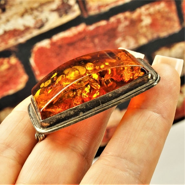 Amber Pin - Etsy