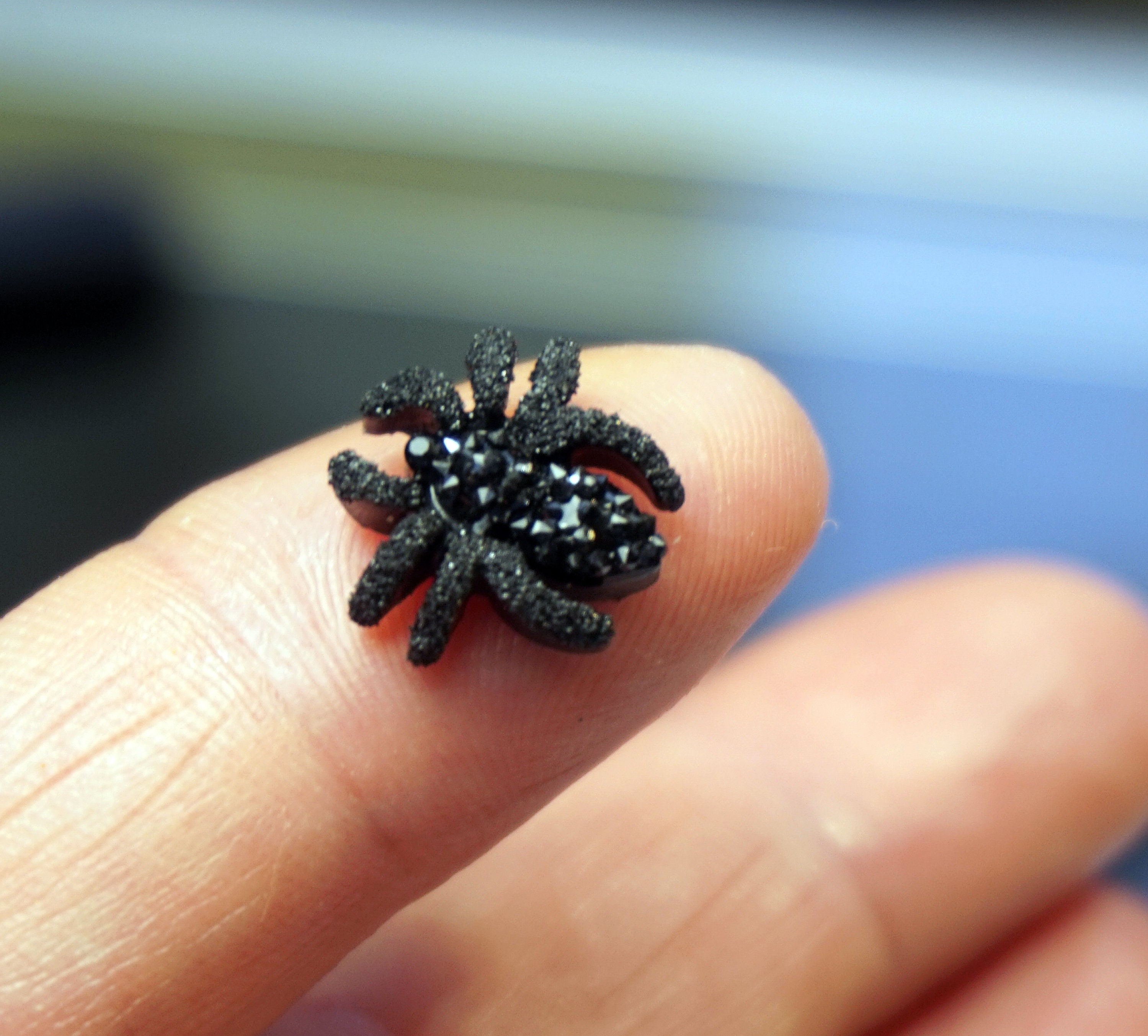 RHINESTONE SPIDERS for HALLOWEEN Craft 3D Halloween Nail Art - Etsy