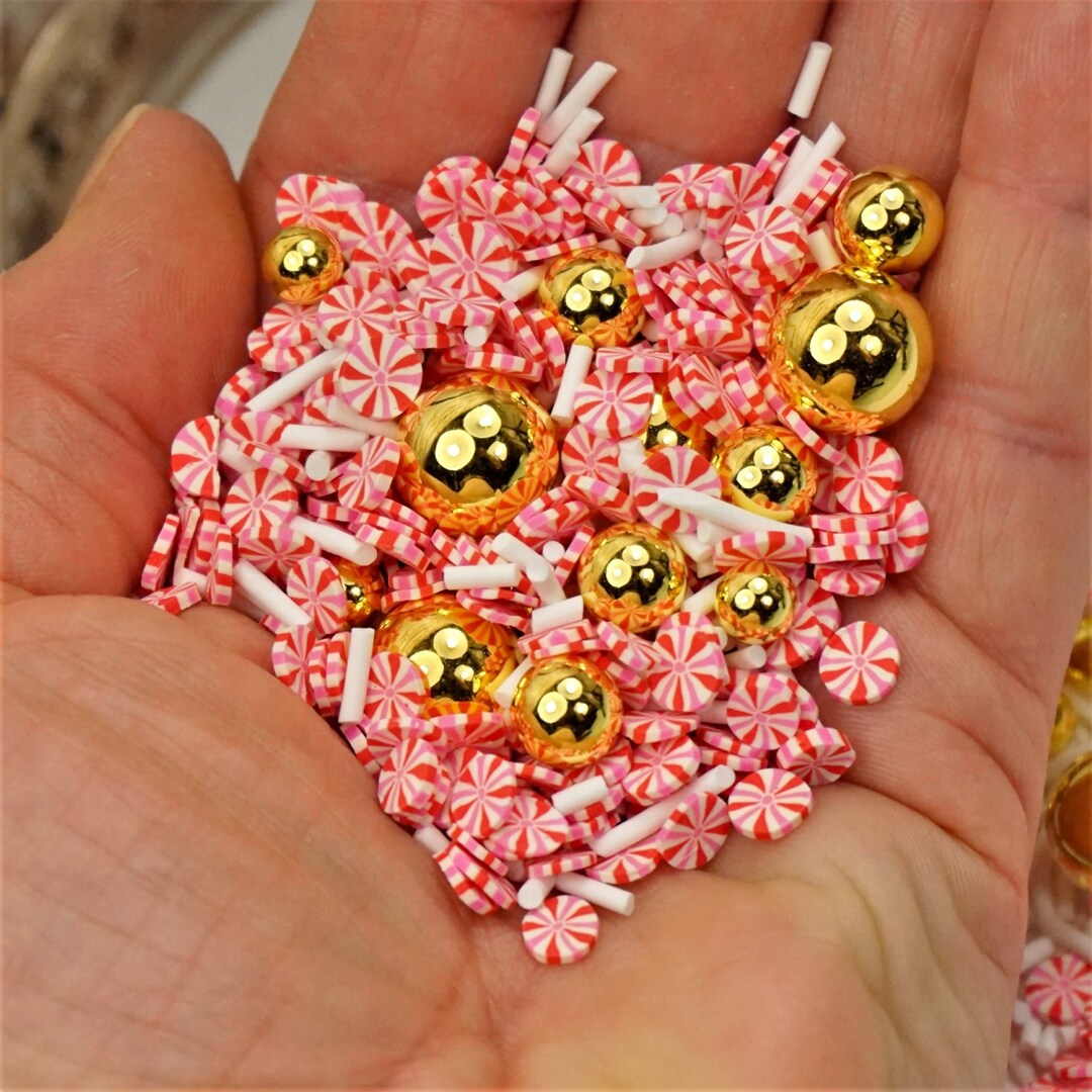 Mini PEPPERMINT CANDIES DIY Sprinkles Sprinkles temáticos de - Etsy España