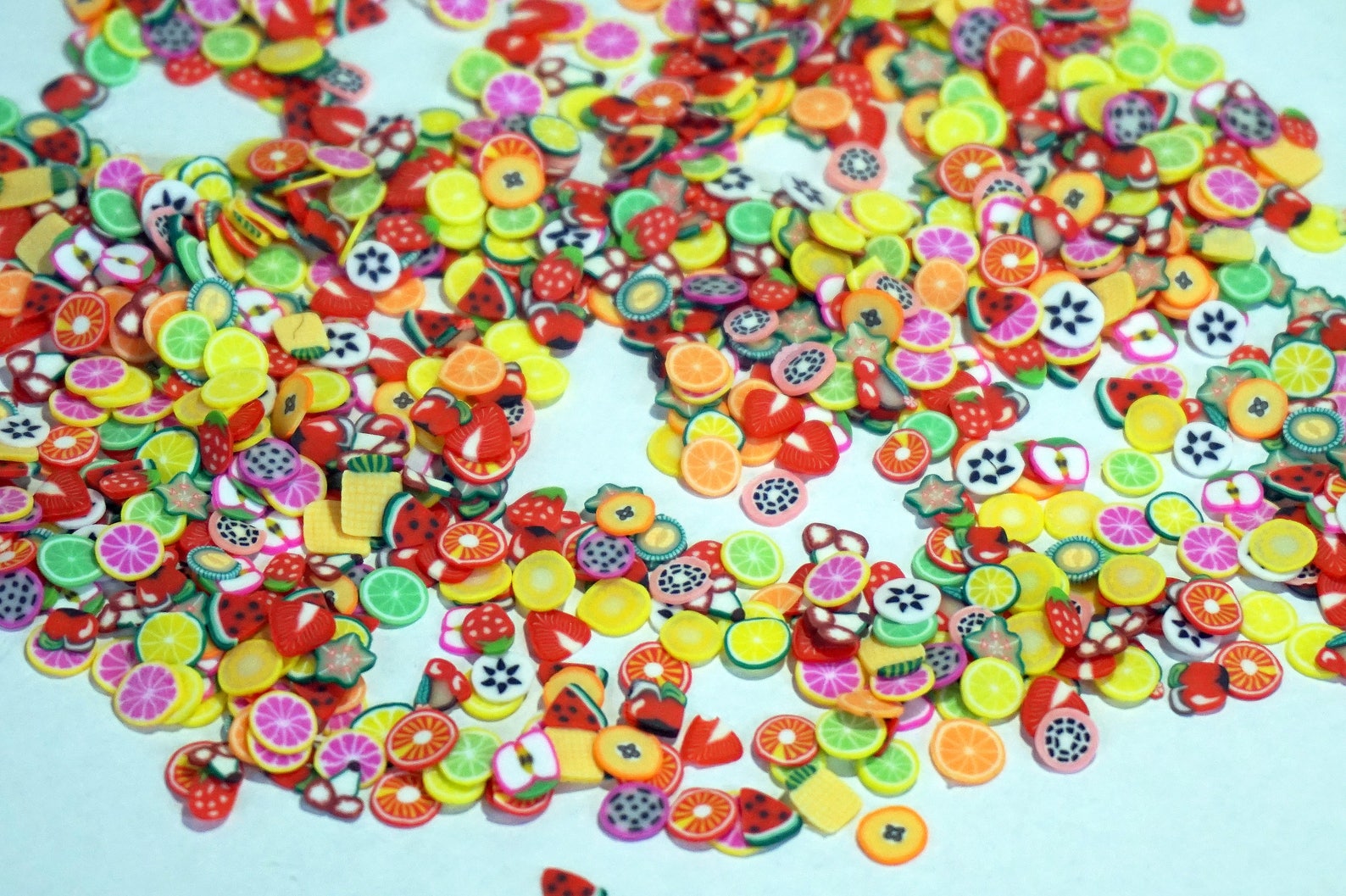 FIMO FRUITS for 3D NAIL Art 1000 Pcs in Gift Box Mixed Fruit | Etsy