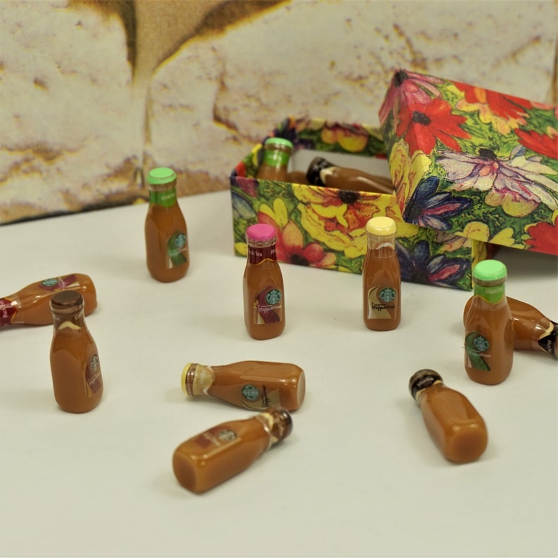 FRAPPUCCINO COFFEE DRINK Mini Bottles Kawaii Coffee Bottles - Etsy