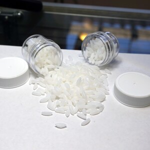 FAKE WHITE RICE Dollhouse Miniature Food in Plastic Jar Lifelike Rice ...
