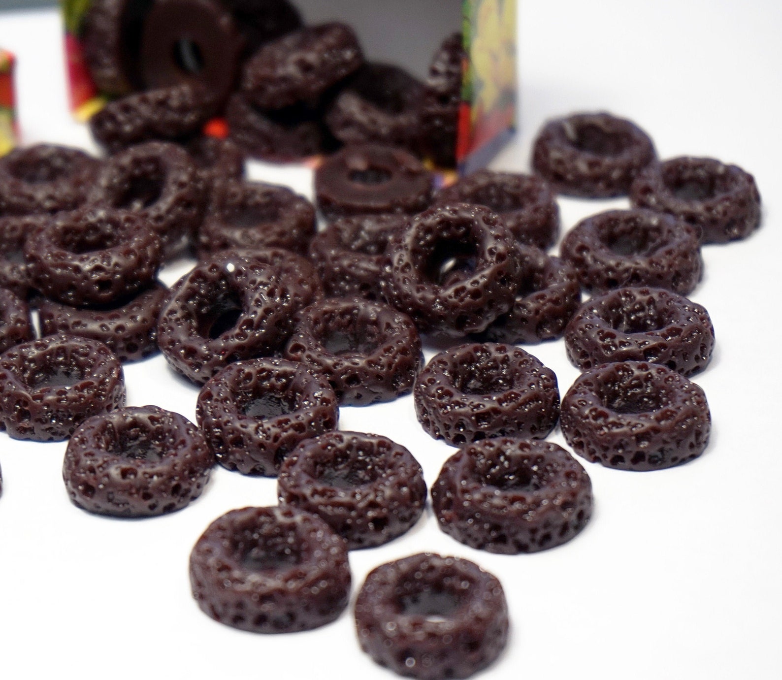 Resin Chocolate Loops: Dollhouse Miniatures, Slime Charms (10 Pcs) - Etsy