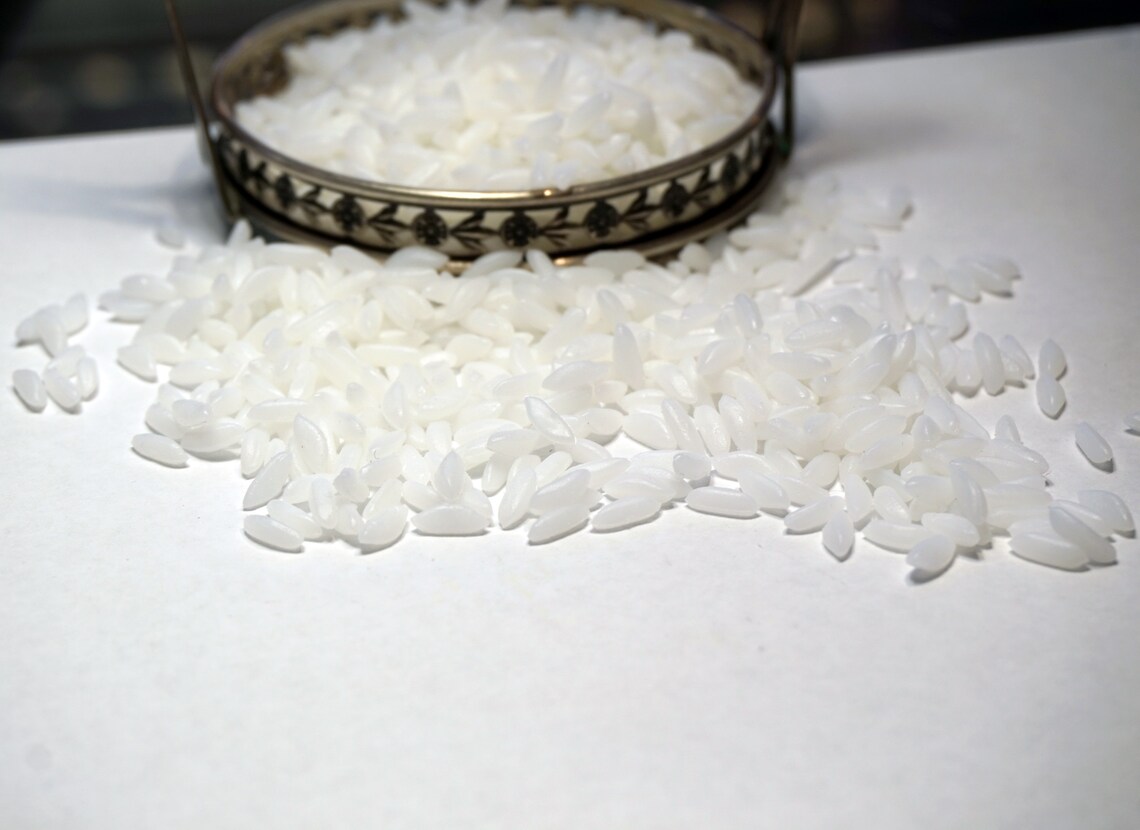 FAKE WHITE RICE Dollhouse Miniature Food in Plastic Jar | Etsy