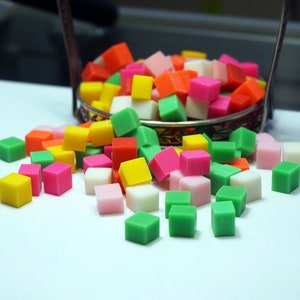 ASSORTED SUGAR CUBES for Craft Dollhouse Miniature Food Slime Fillers ...