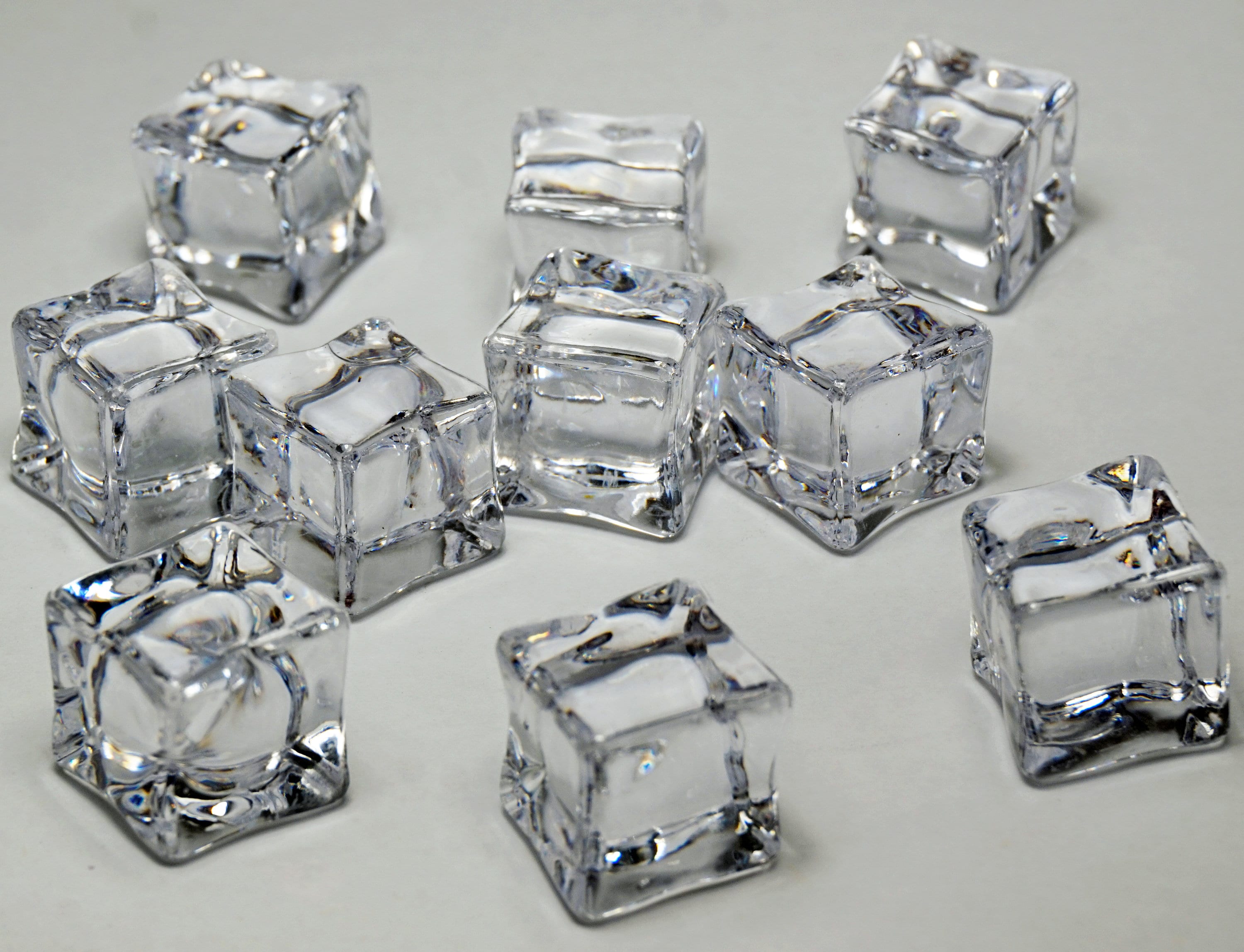 CRYSTAL Clear ICE CUBES for Slime Acrylic Ice Cubes for Party | Etsy