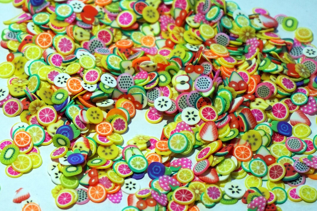 FIMO FRUITS for NAILS 1000 Fimo Slices Gift in Box Small Gift for Her ...