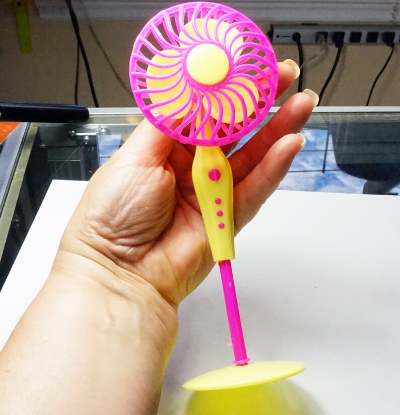 DOLLHOUSE FAN MINIATURE Dollhouse Accessory Standing Fan | Etsy