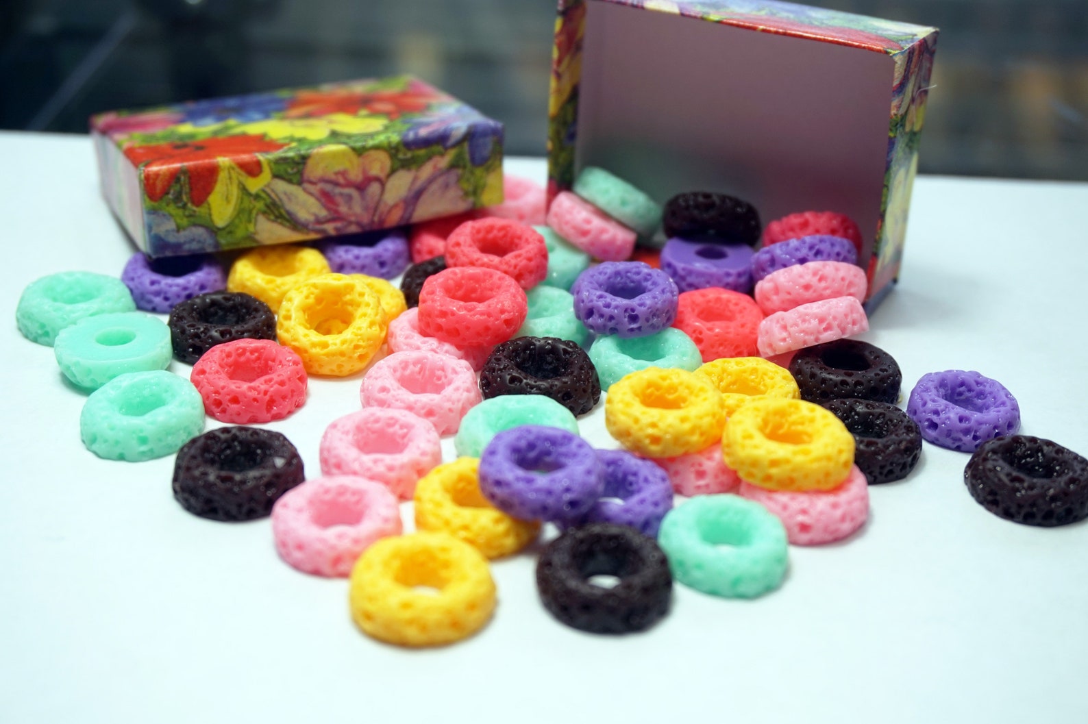 RESIN CEREAL for CRAFT Lifelike Froot Loops Cereal Real Size | Etsy