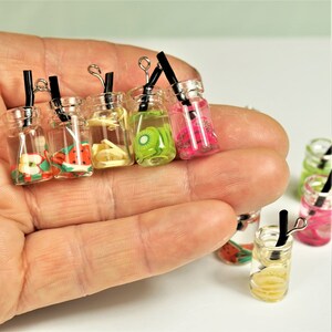 SMALL FRUIT CHARMS 2 Pc Jewelry Creation Fruit Pendants Dangle Earrings ...