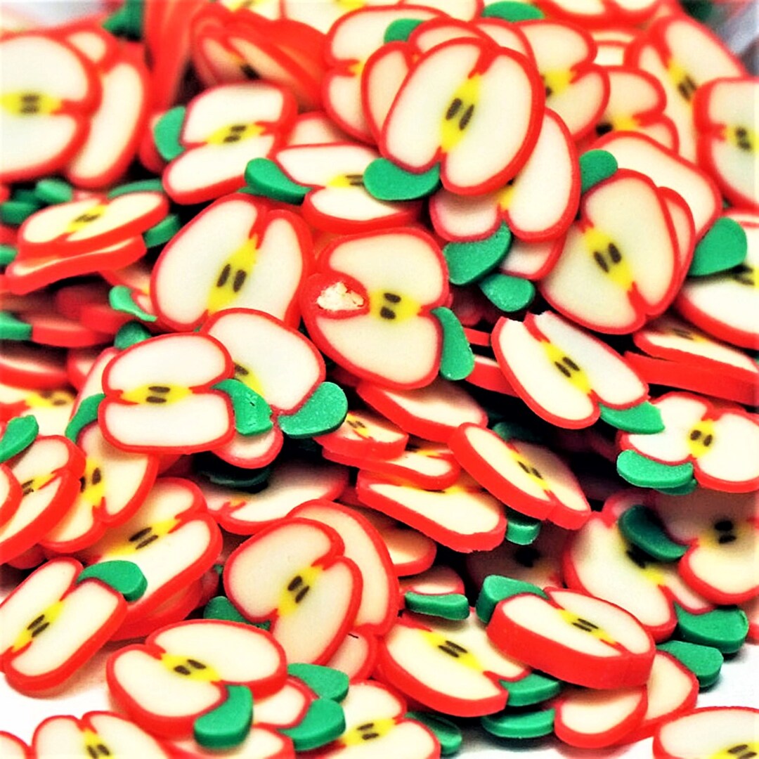 Red APPLE SPRINKLES, DIY Gift for Kids - Etsy