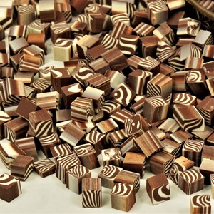 MARBLED CHOCOLATE PIECES, 5 Mm Chocolate Cubes, Diy Clay Sprinkles in ...