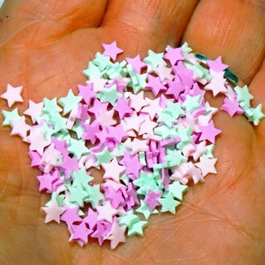 SET of 8 DIY SPRINKLES Assorted Resin Sprinkles for Craft Slime Topping ...