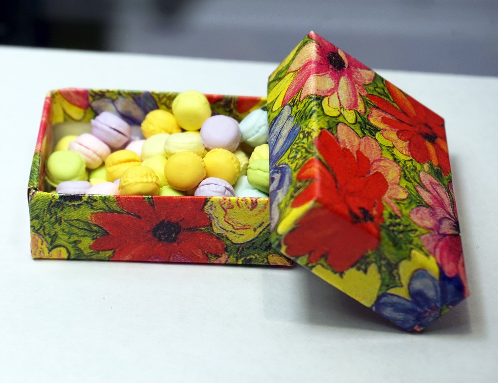 DIY PASTEL Mini MACAROONS, Dollhouse Food, Fake Food, Clay Macarons for ...