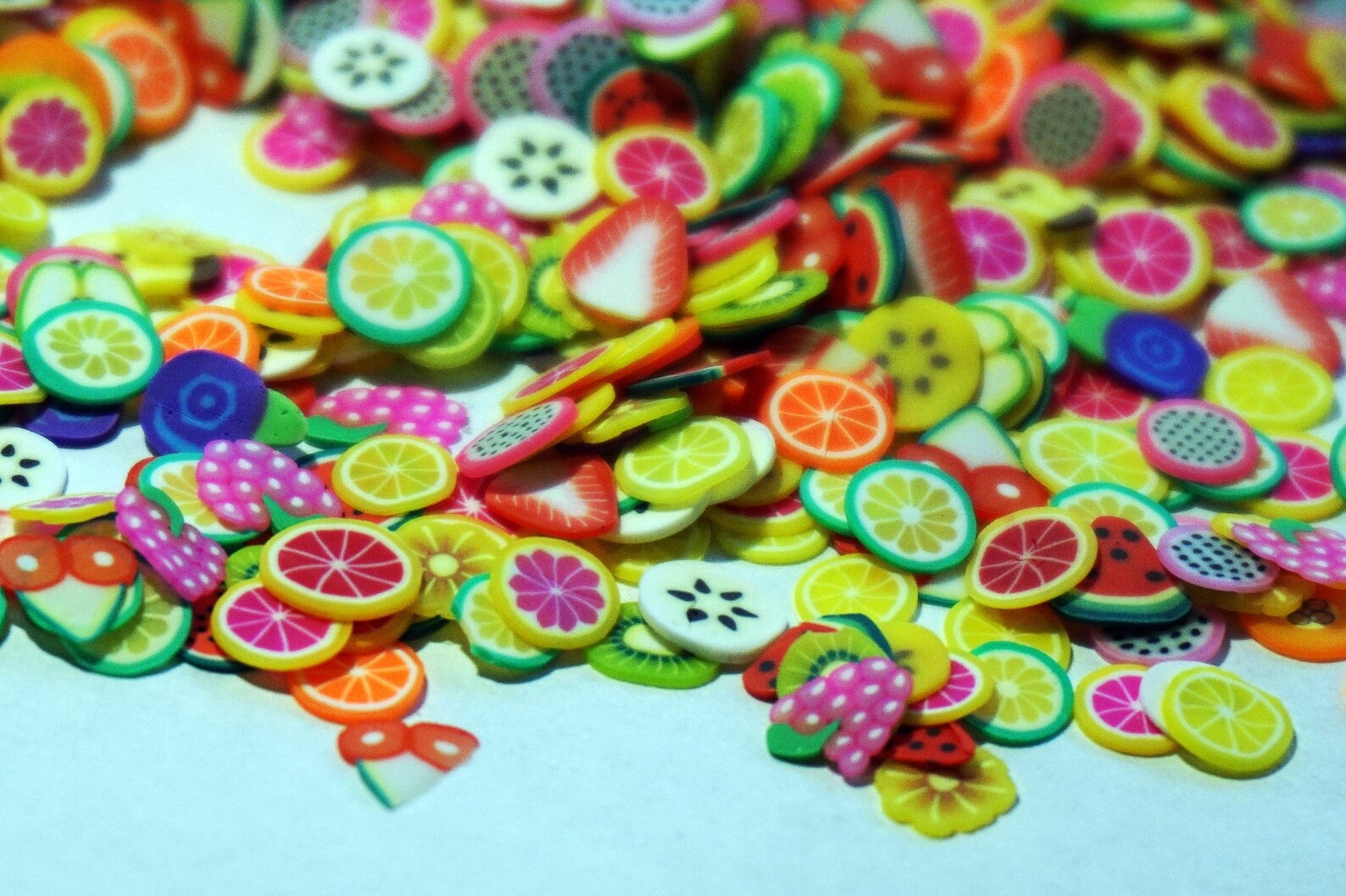 FIMO FRUITS for NAILS 1000 Fimo Slices Gift in Box Small Gift - Etsy