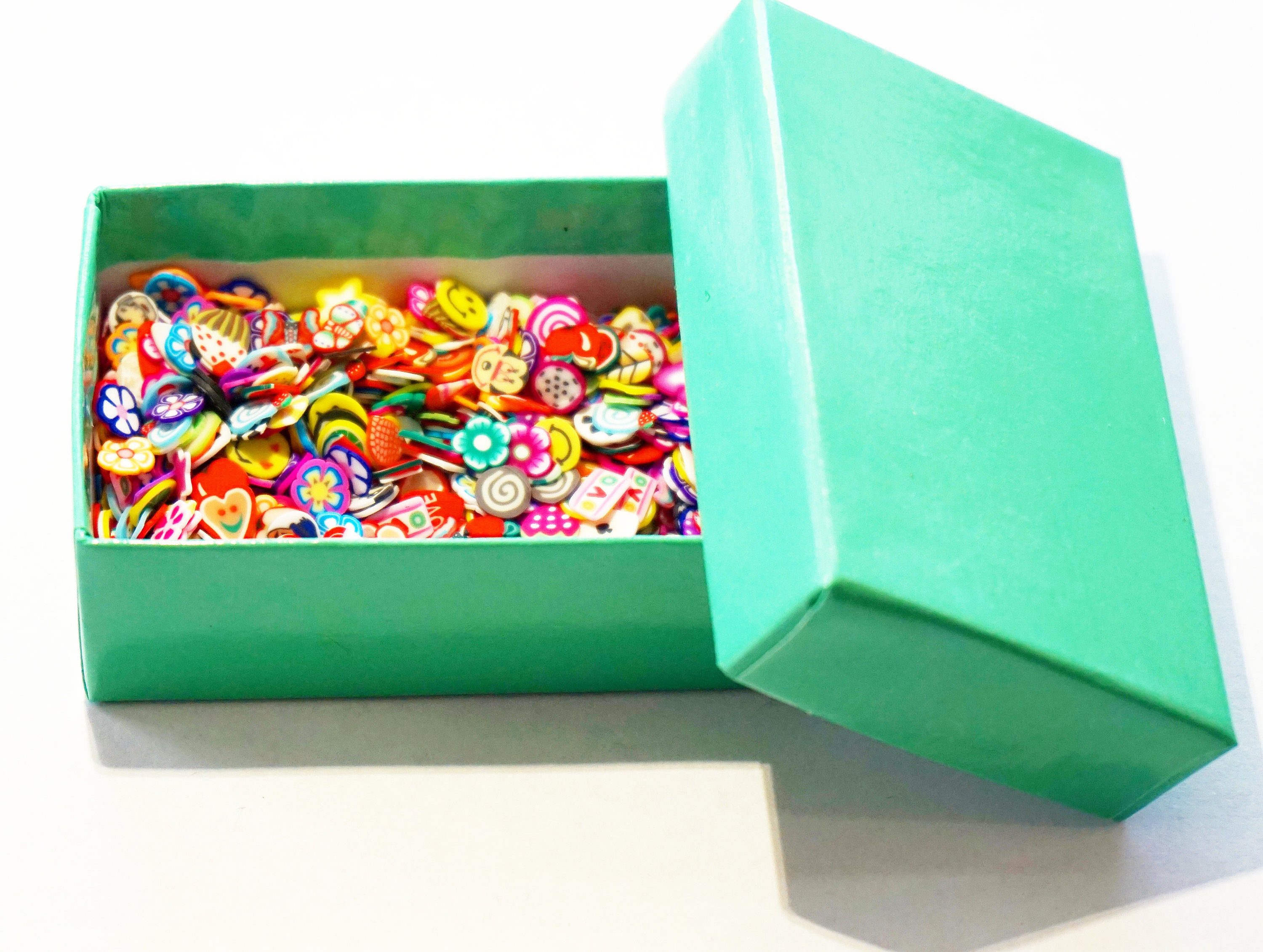 MIXED FIMO SLICES Polymer Clay Beads 1000 Fimo Pieces Gift Box | Etsy