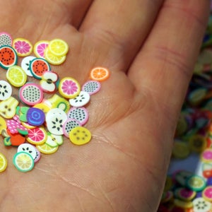 FIMO FRUITS for NAILS 1000 Fimo Slices Gift in Box Small Gift for Her ...