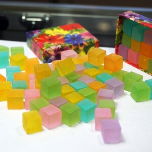 FROSTED ICE CUBES for Craft, Ready to Gift in Box, Small Gift Idea for ...