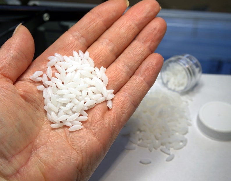 FAKE WHITE RICE Dollhouse Miniature Food in Plastic Jar - Etsy