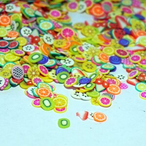 FIMO FRUITS for NAILS 1000 Fimo Slices Gift in Box Small Gift for Her ...